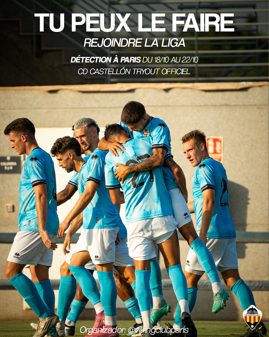 El CD Castellón celebra en París su 4º Tryout Internacional | Fundació Albinegra